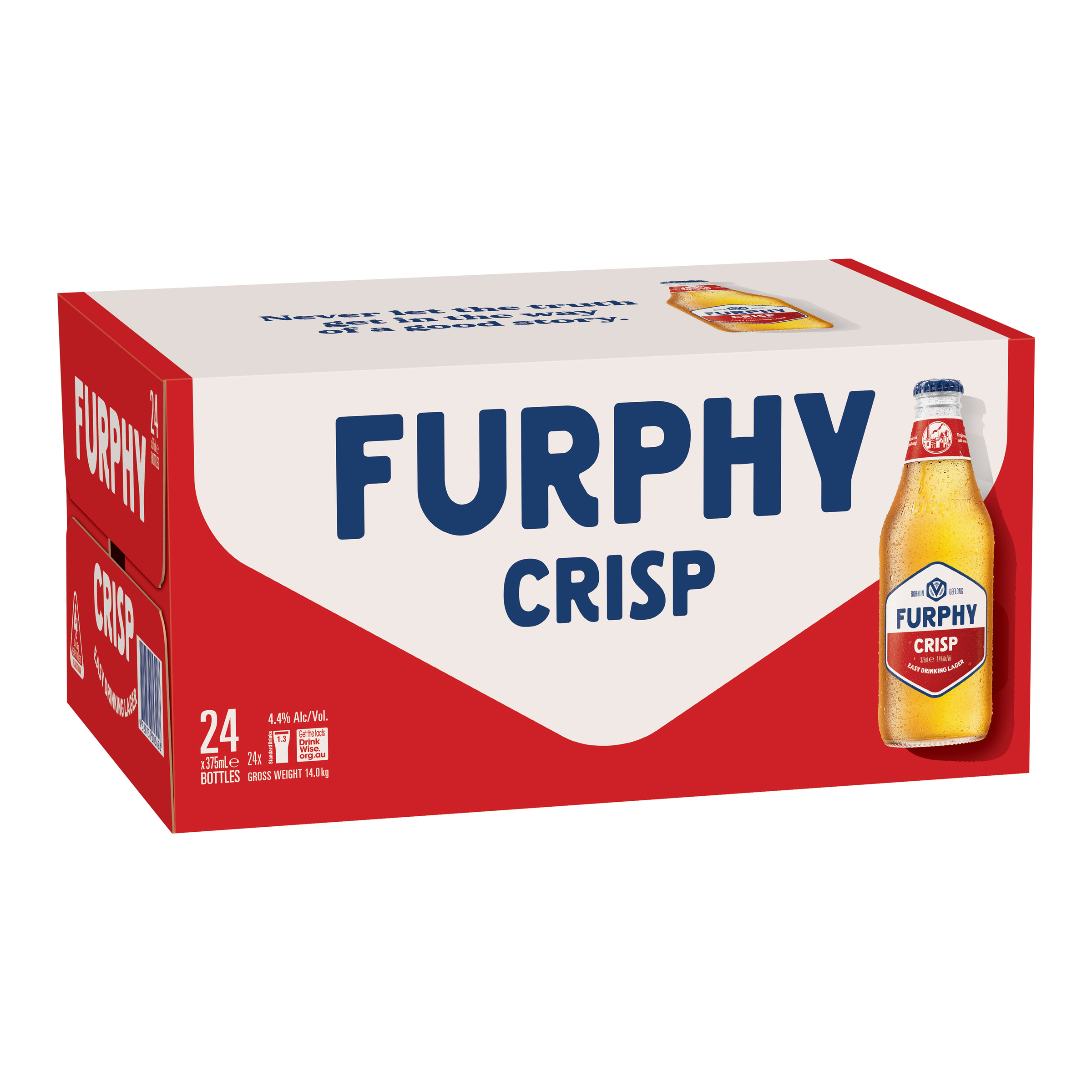 Furphy Crisp Lager Bottle 375mL | Liquorland