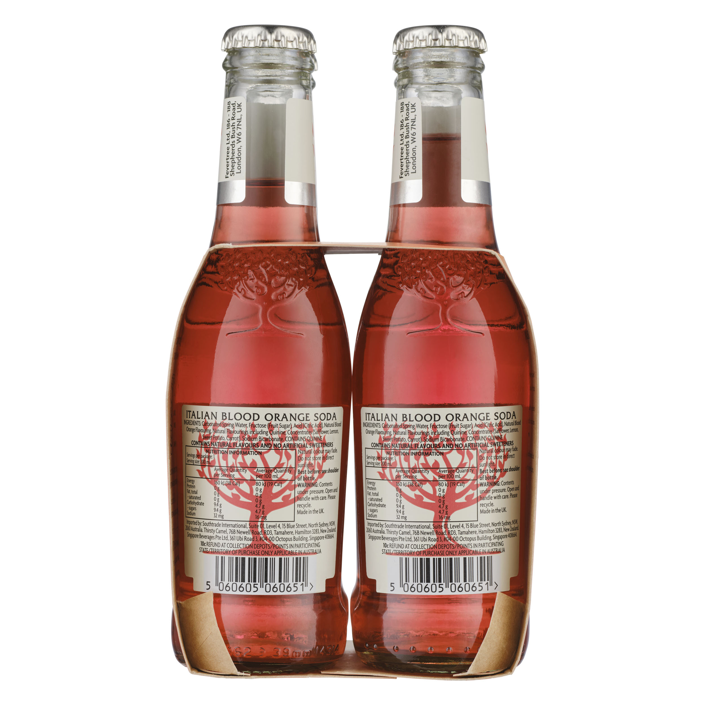Fever Tree Blood Orange Soda 200mL - 4 & 24 Pack Deals