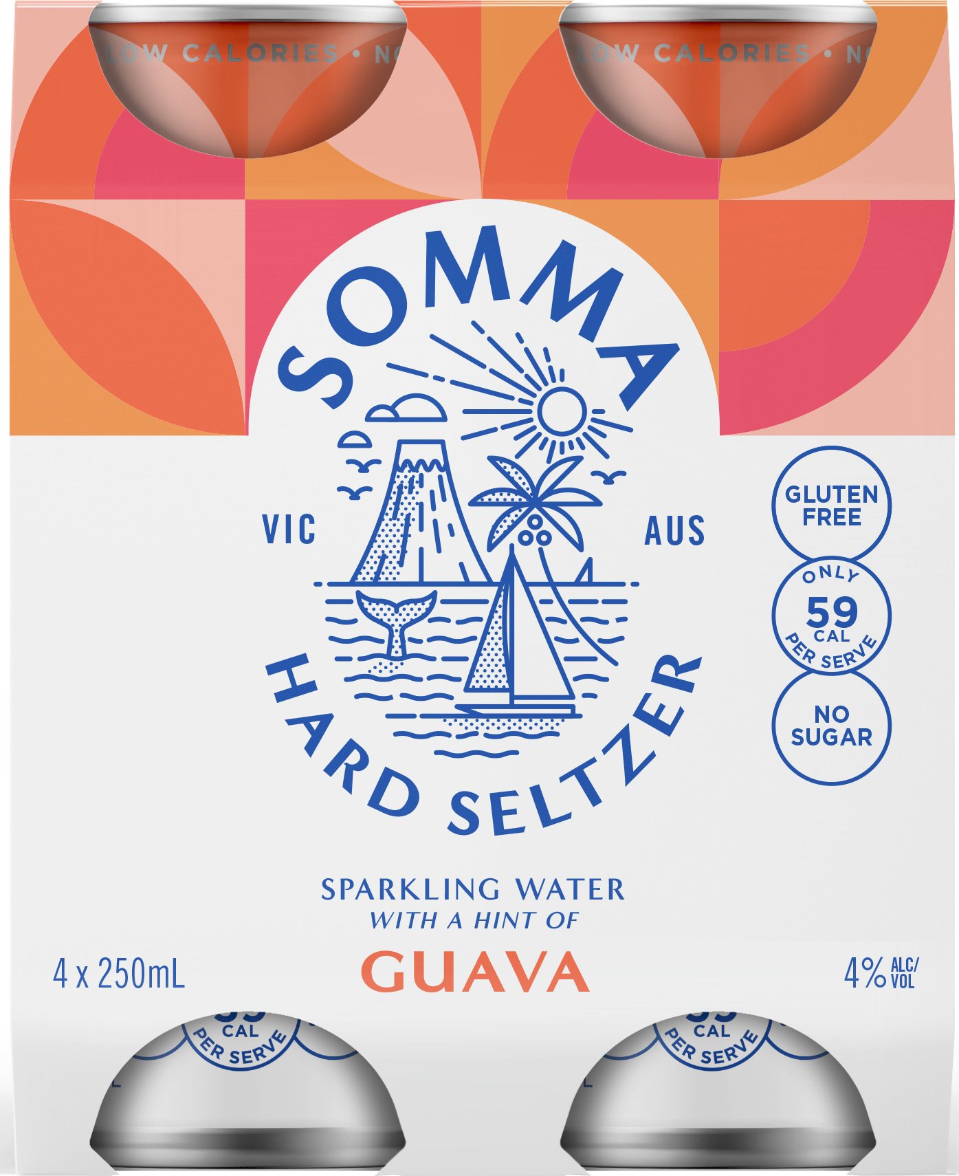 Buy SOMMA Guava Alcoholic Seltzer Can 250mL Online