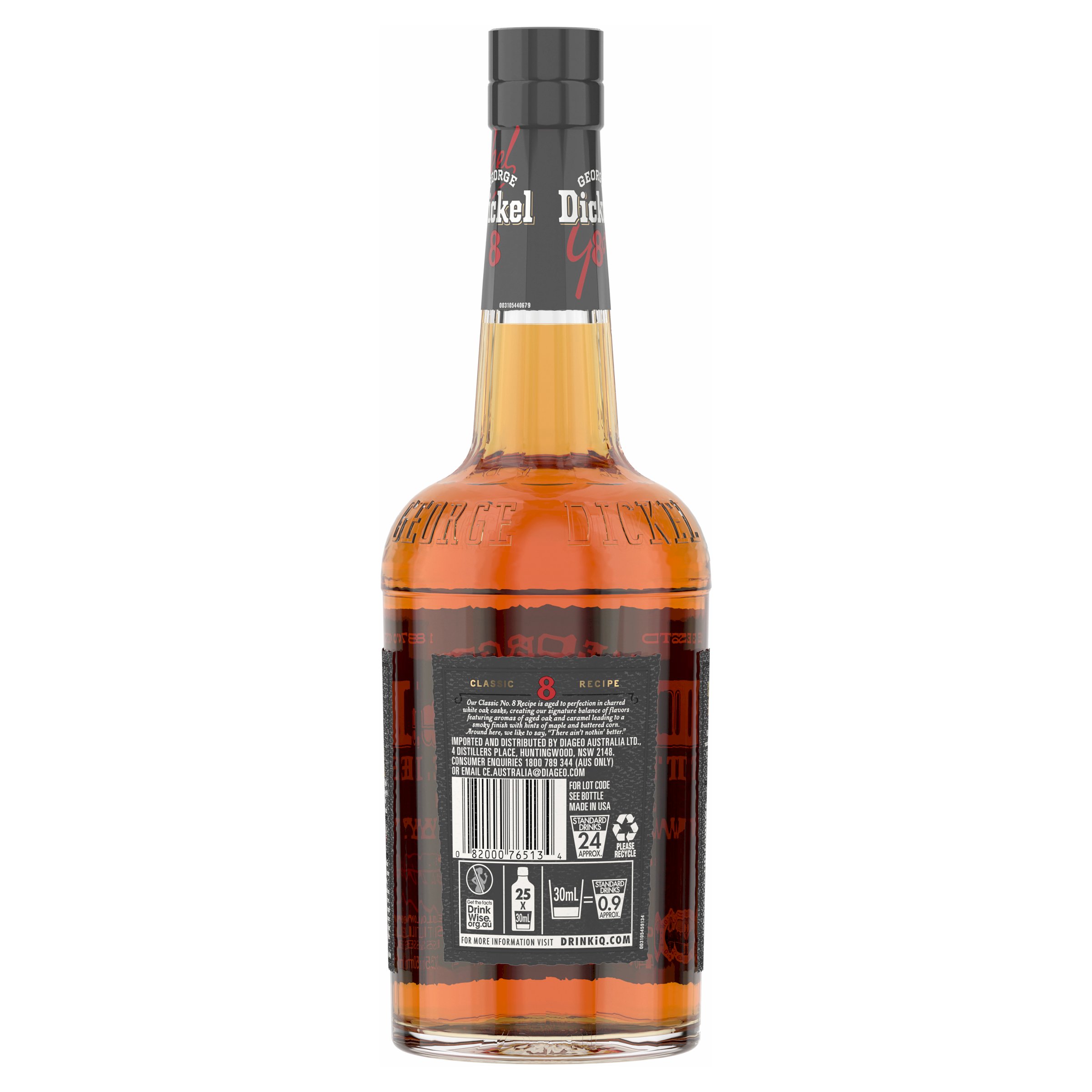George Dickel Old No. 8 Tennessee Whisky 750mL | First Choice Liquor Market