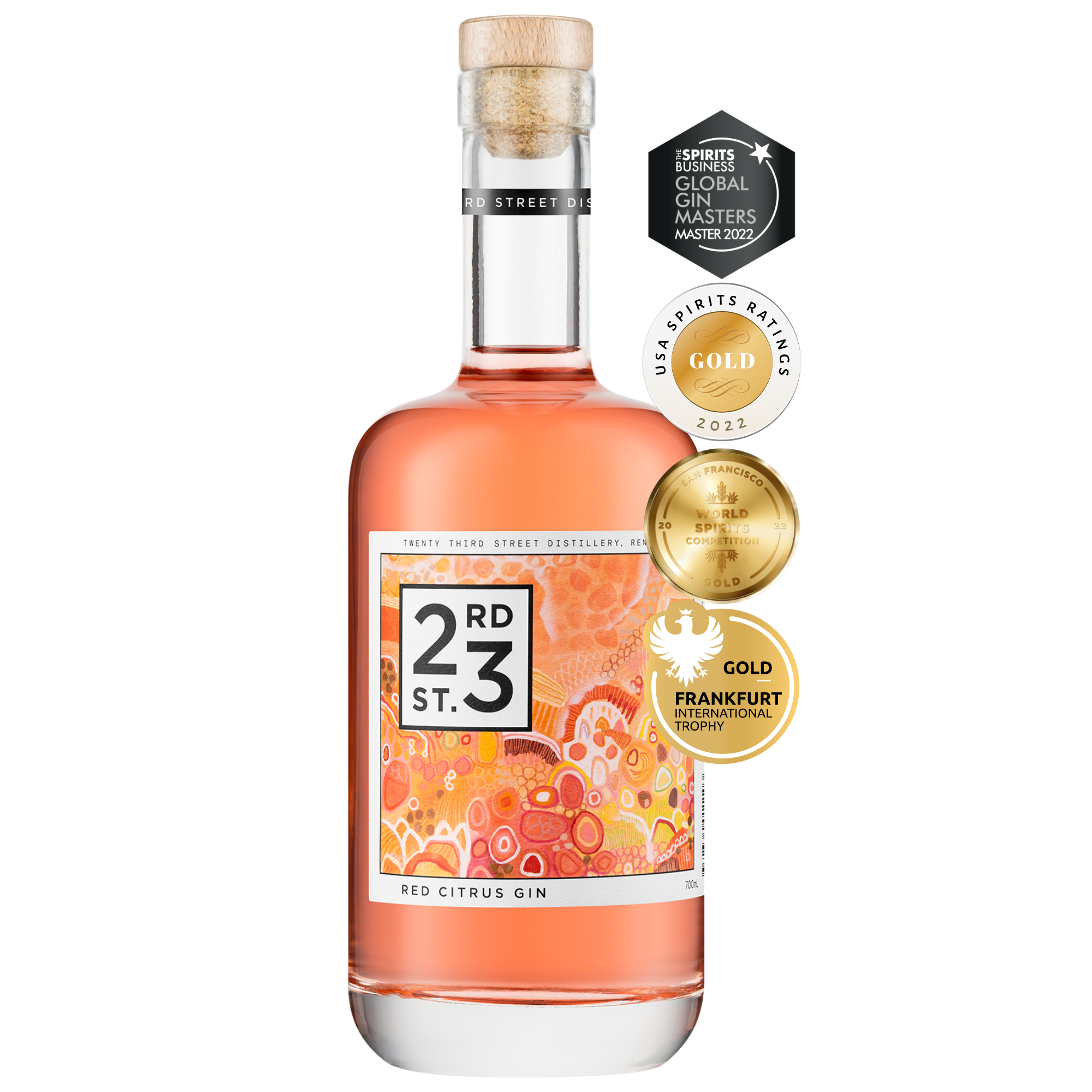 23rd Street Distillery Red Citrus Gin 700mL | Liquorland