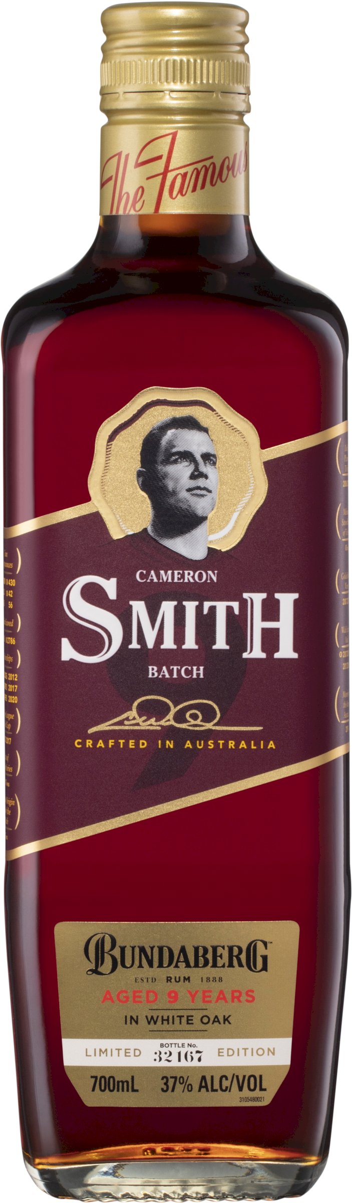 Bundaberg 9YO Cameron Smith Batch Rum 700mL | Liquorland