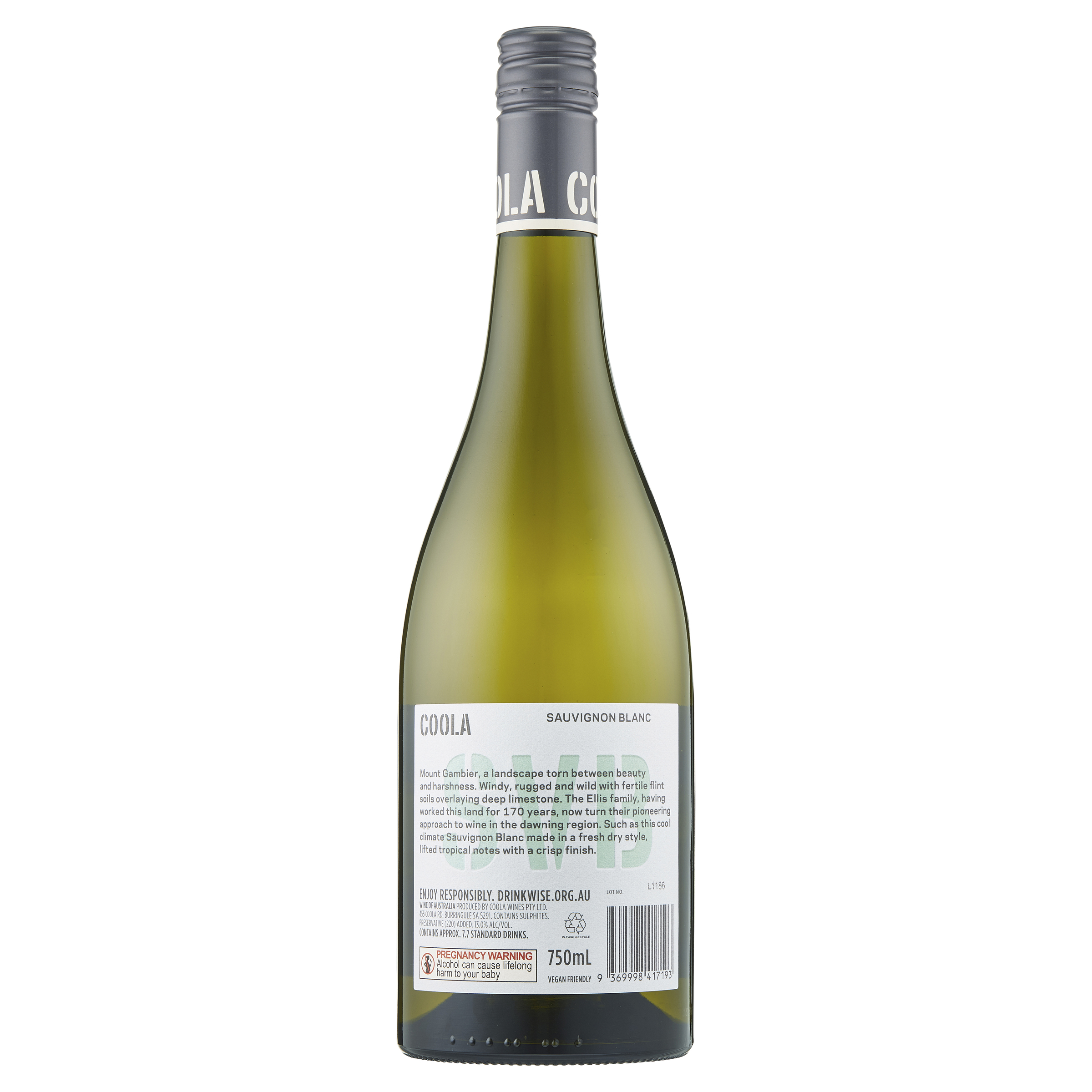 Coola Wines Sauvignon Blanc 750ml - Low Prices
