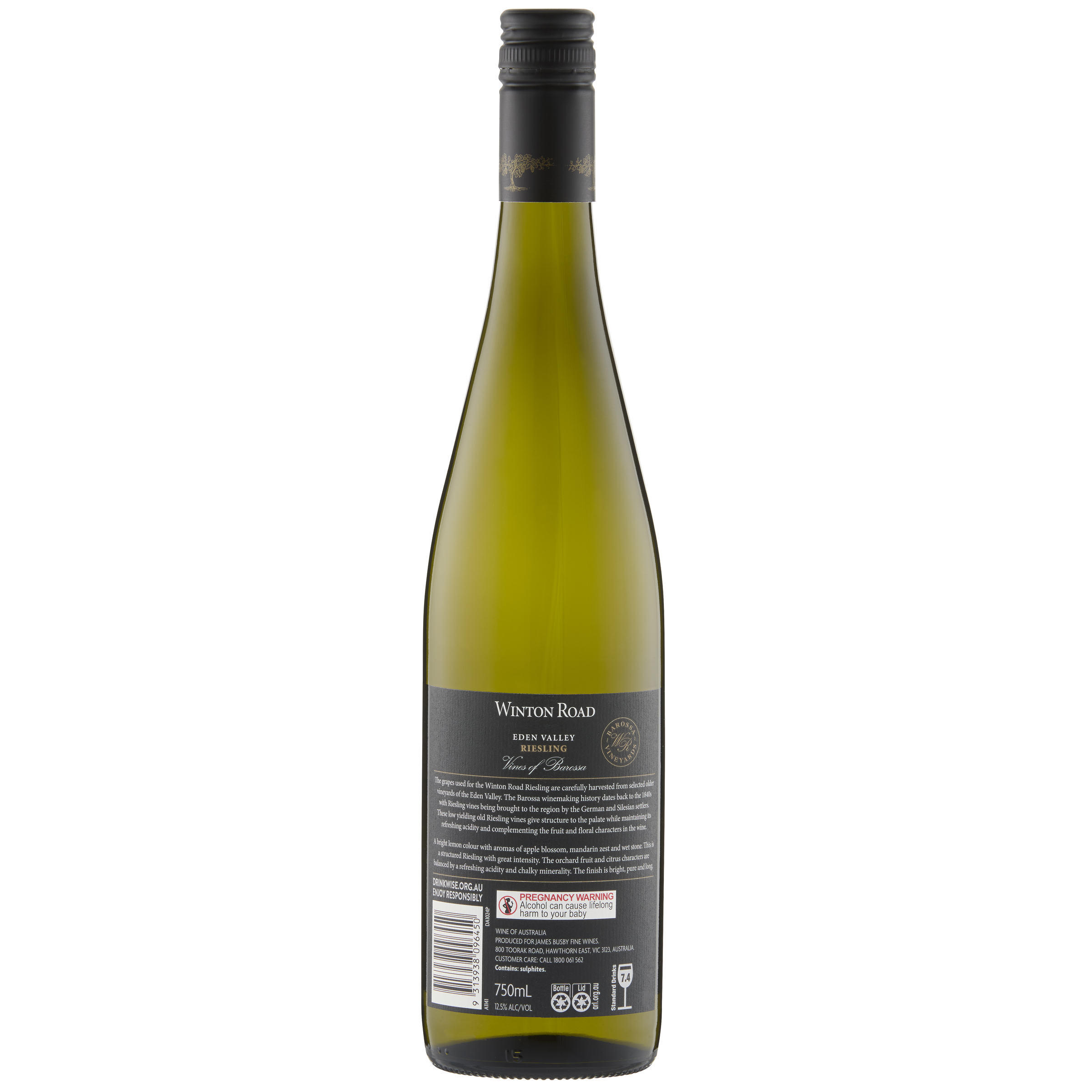 Winton Road Eden Valley Riesling 750mL | Liquorland