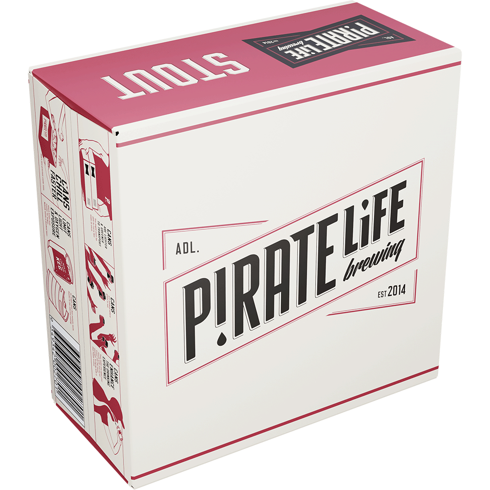Pirate Life Stout Can 355mL - 4 & 16 Pack Deals