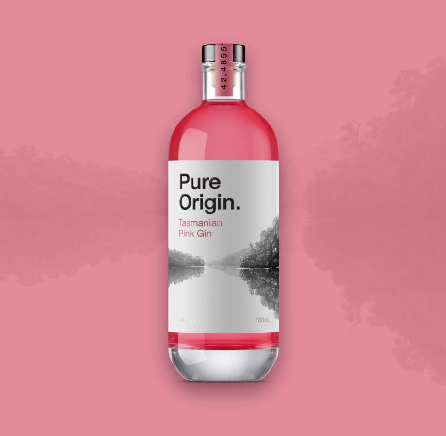 Pure Origin Tasmanian Pink Gin 700mL | Liquorland