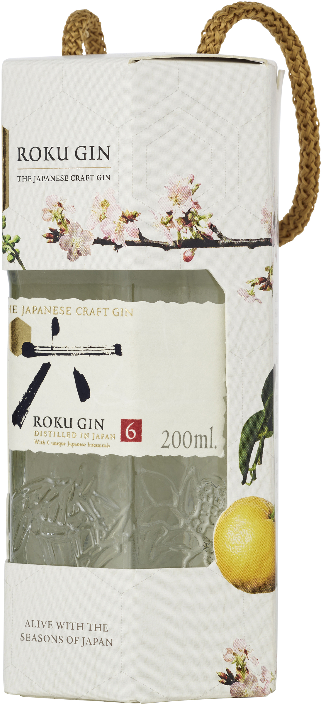 Roku Japanese Gin 200ml Gift Box | Liquorland