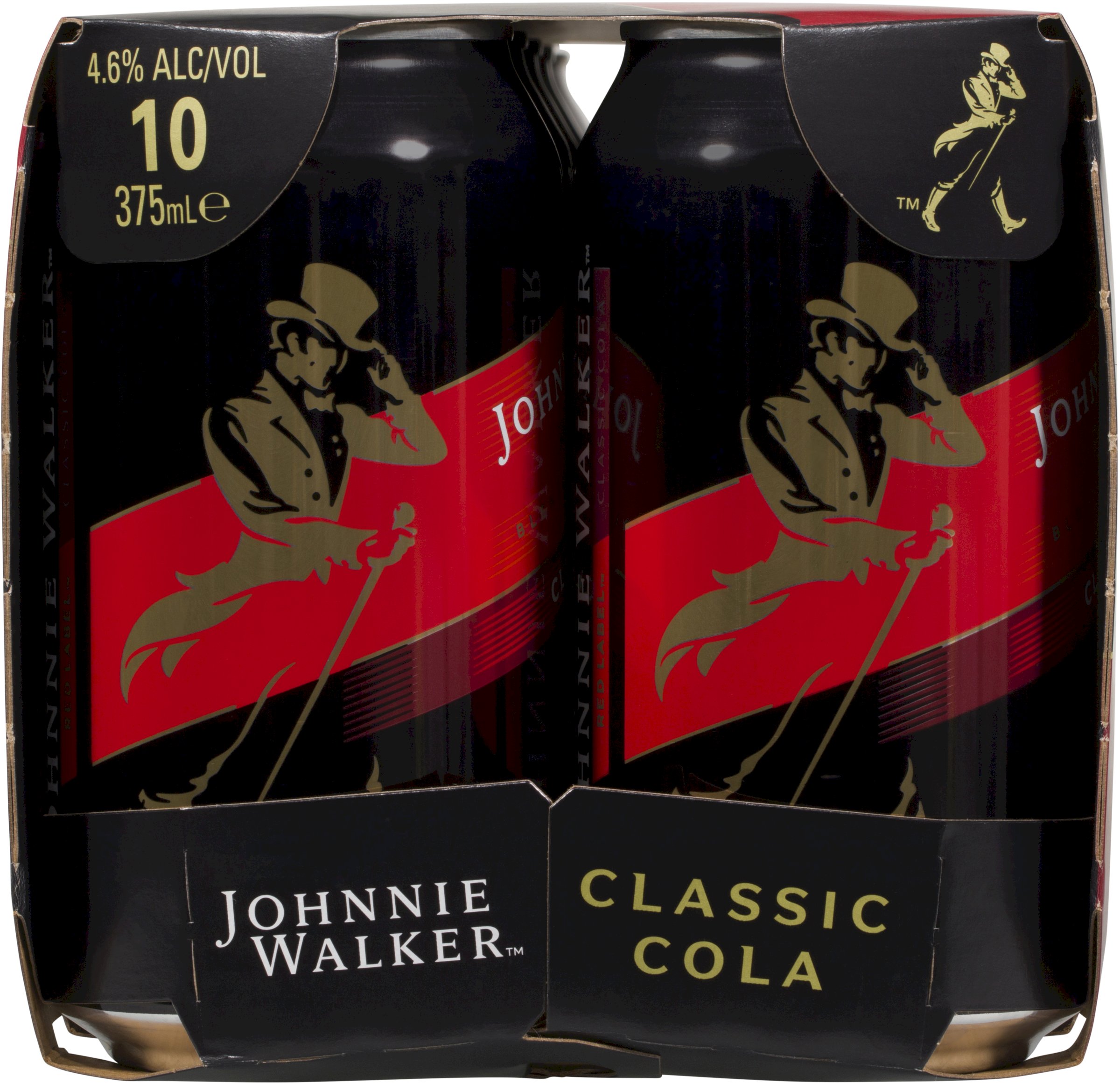 Johnnie Walker Red & Cola 375mL (10 pack) | Liquorland