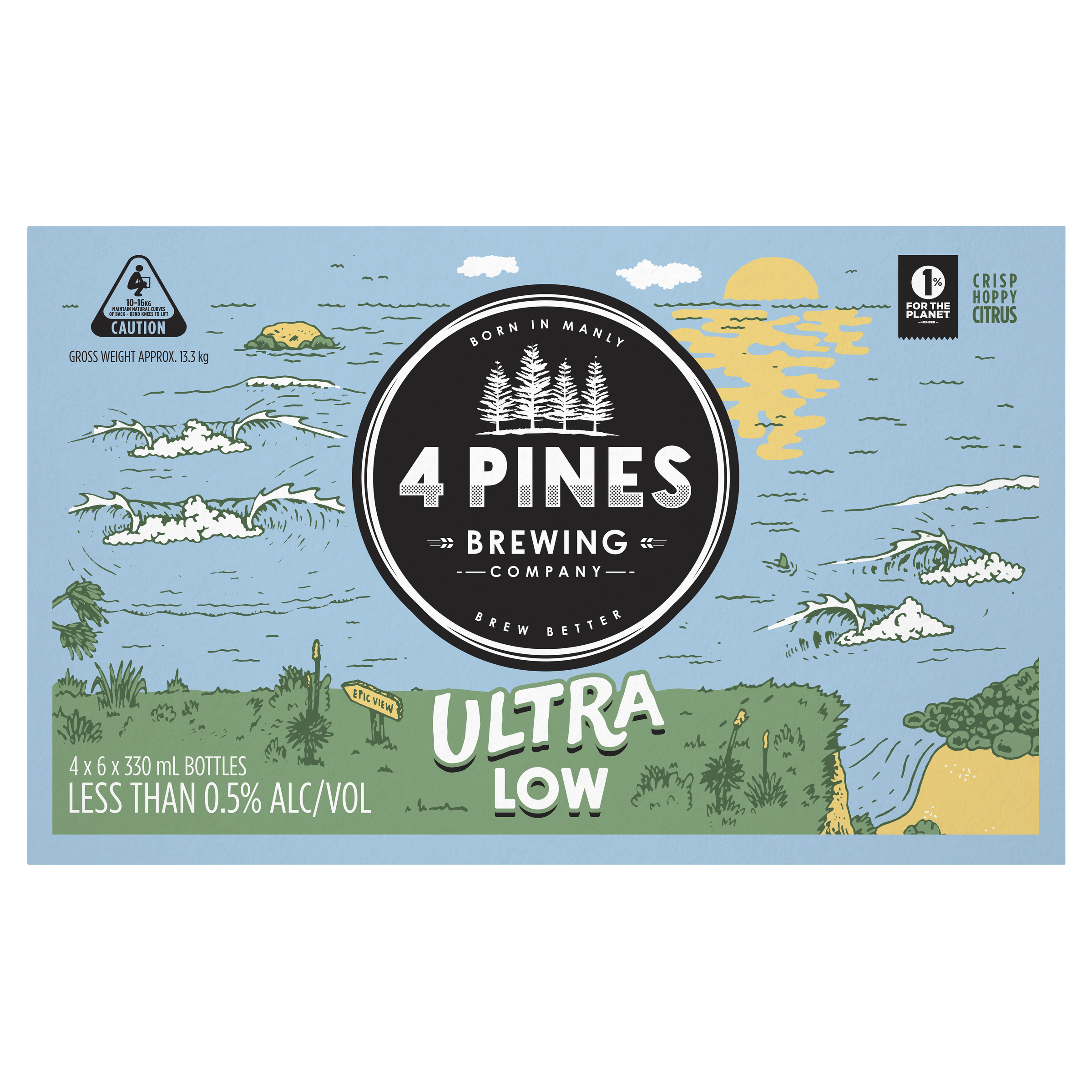 4 Pines Brewing Ultra Low Bottle 330mL | Liquorland