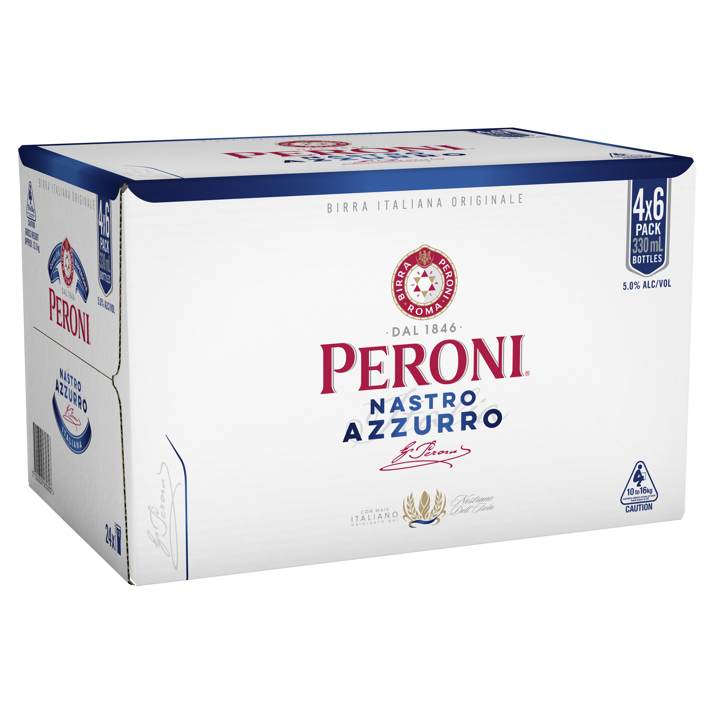 Peroni Nastro Azzurro 330mL - Single, 6 & 24 Pack Deals