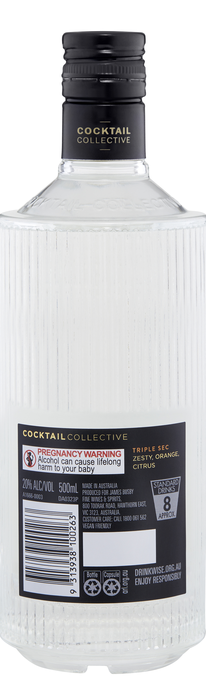 Cocktail Collective Triple Sec 500mL | Liquorland