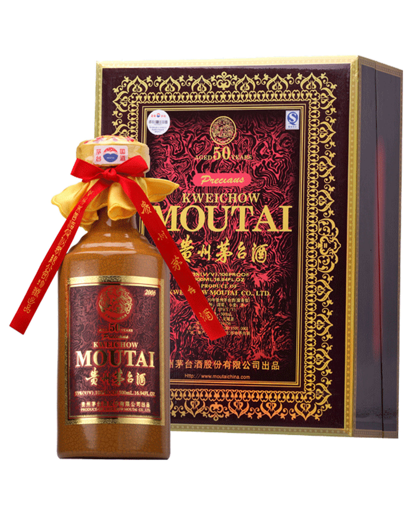 Kweichow Moutai 50 Year Old Baijiu 500mL | Liquorland