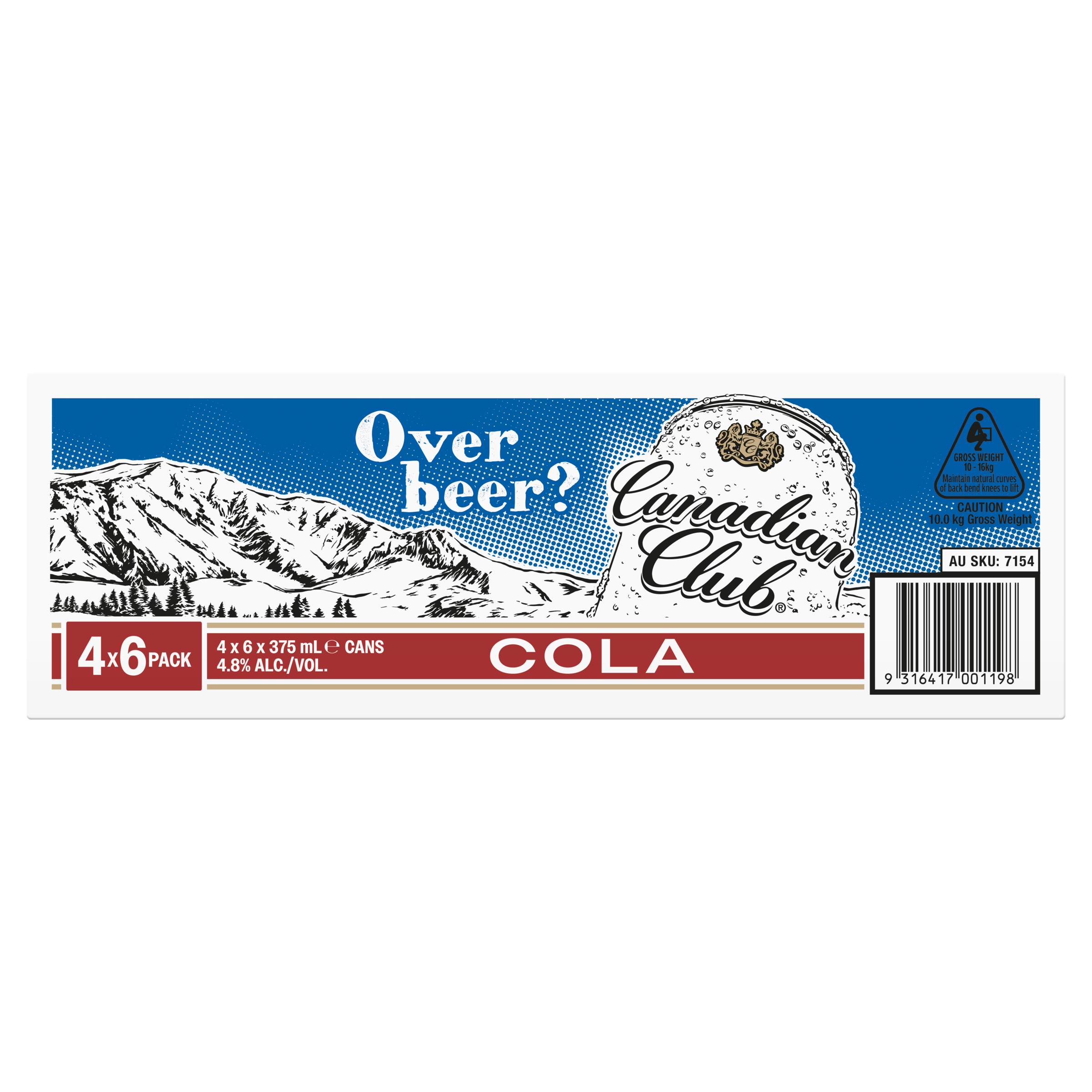 Canadian Club & Cola Can 375mL - Single, 6 & 24 Pack Deals
