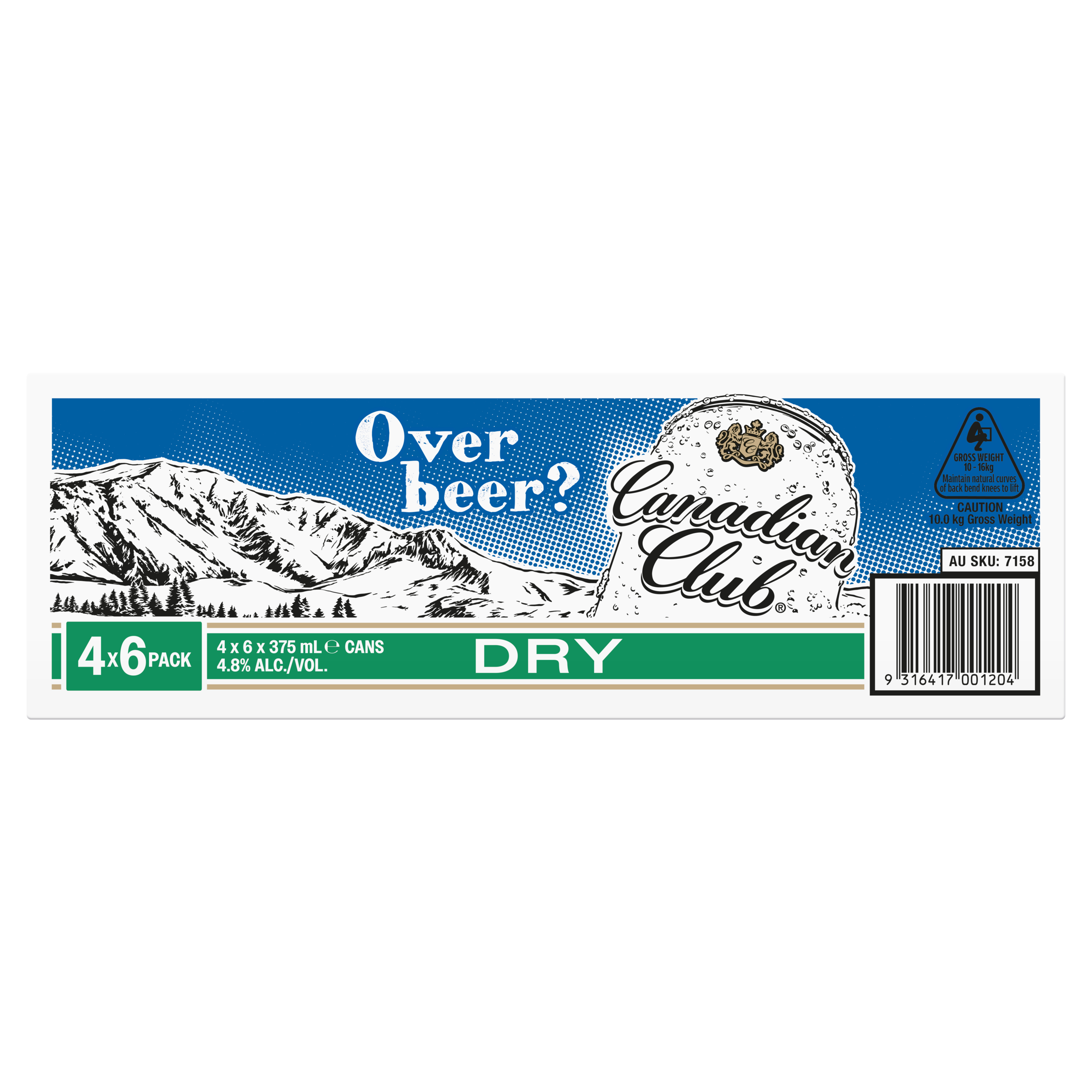 Canadian Club & Dry Can 375mL - Single, 6 & 24 Pack Deals