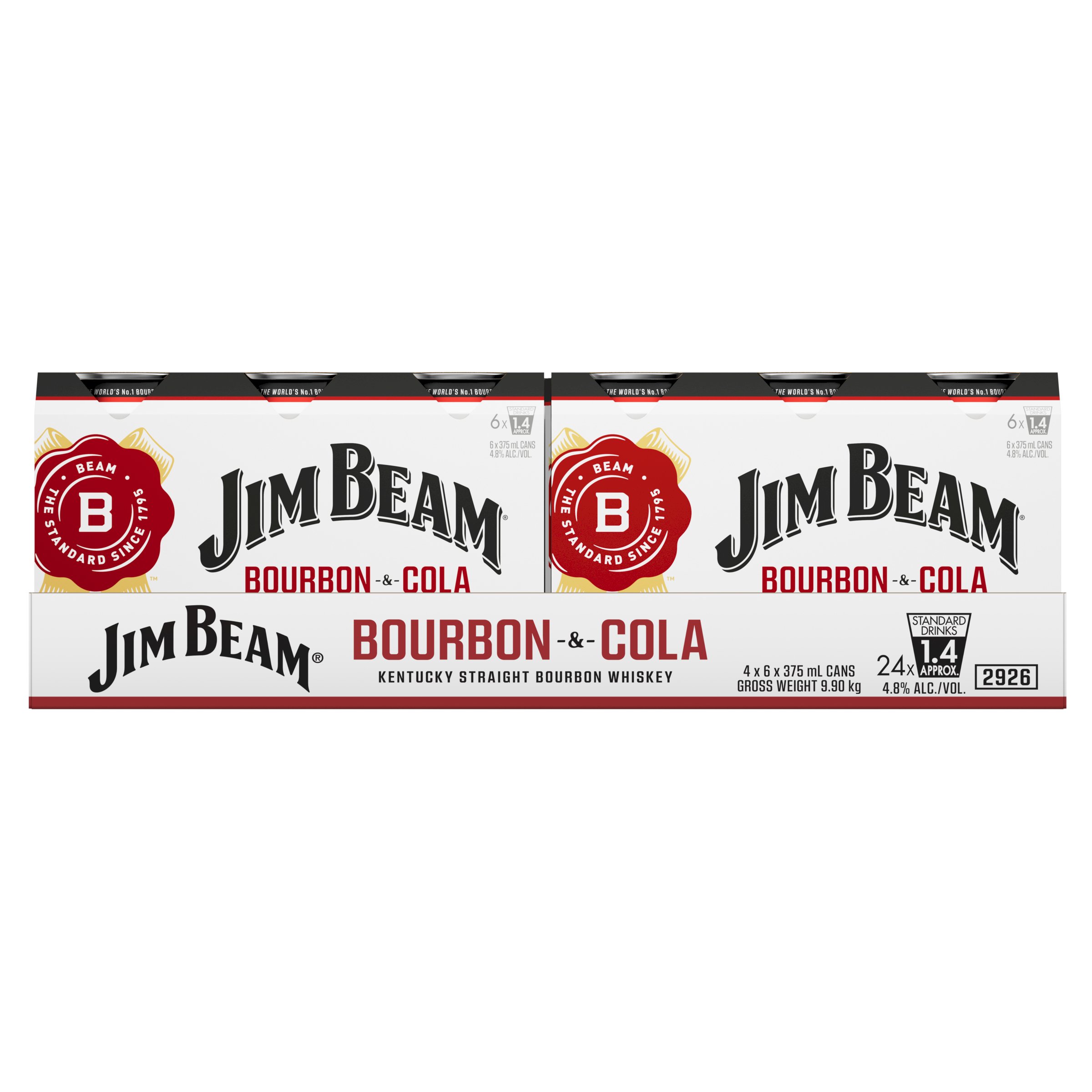 Buy Jim Beam White & Cola Can 375mL Online