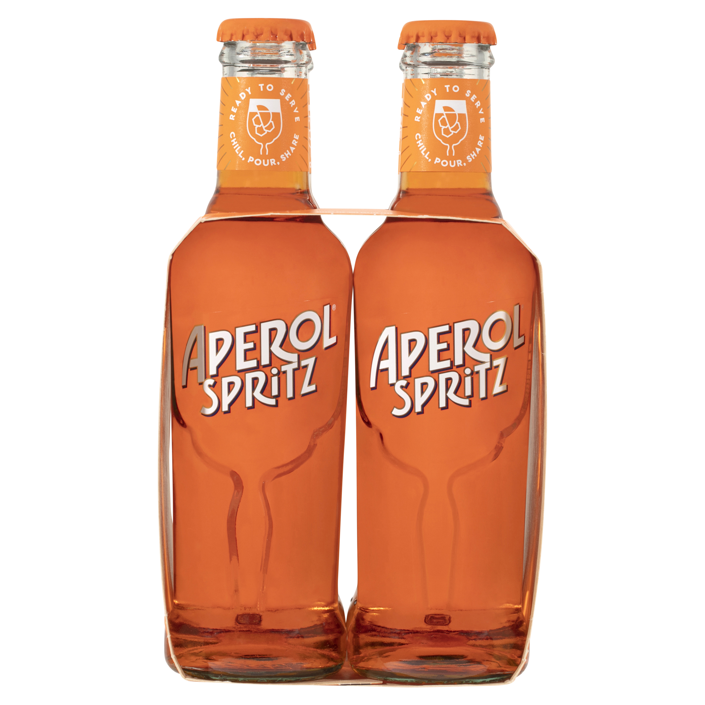 Aperol Spritz Bottle 200mL - Single, 4 & 24 Pack Deals