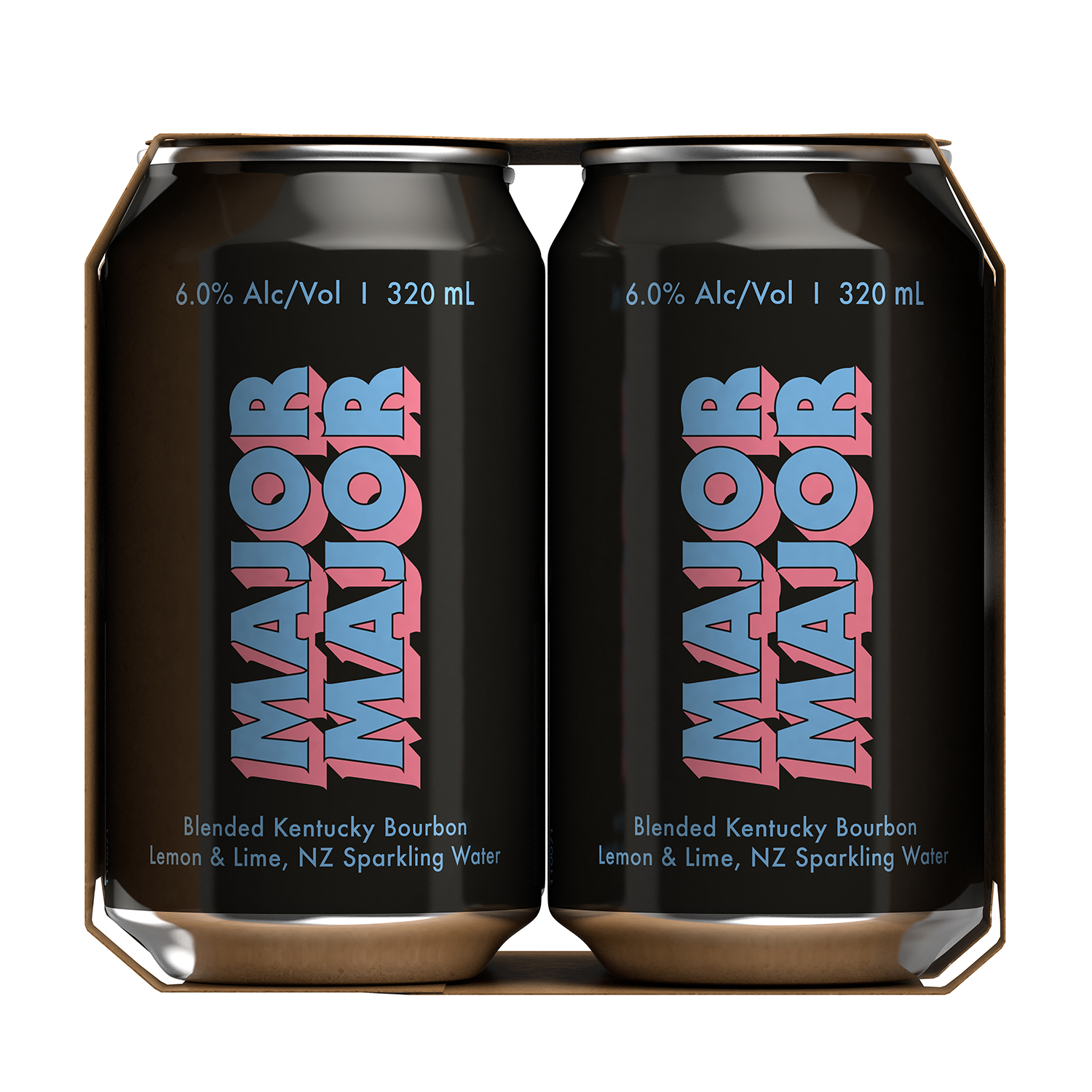 Major Major Bourbon Lemon Lime & Sparkling Water Can 320mL | Liquorland