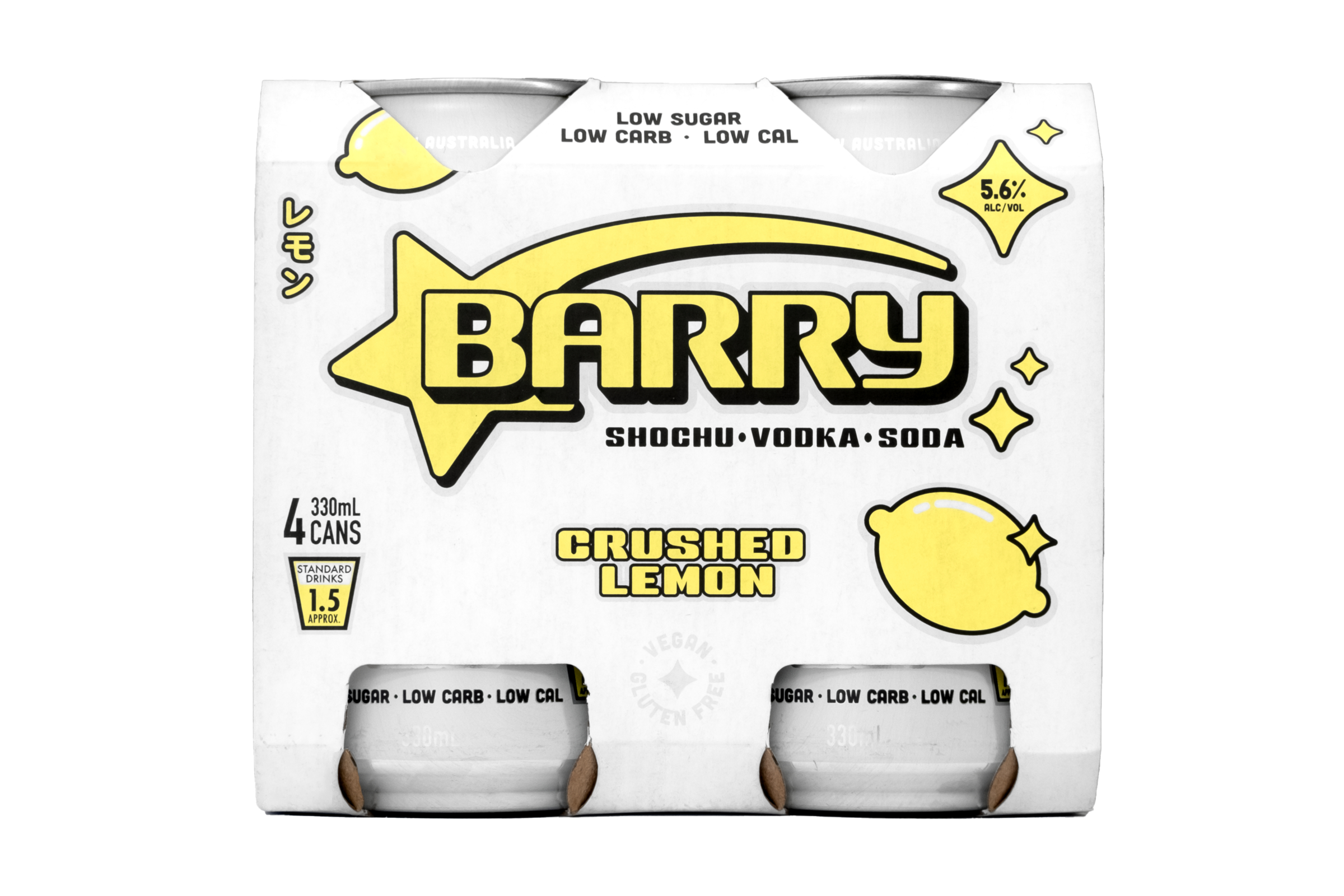 Barry Crushed Lemon Can 330mL | Liquorland