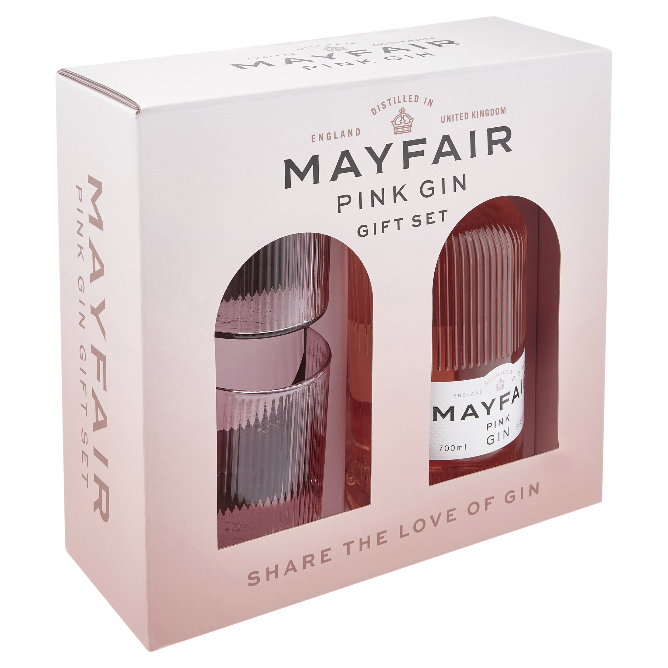 Mayfair Pink Gin Gift Pack 700ml - Low Prices