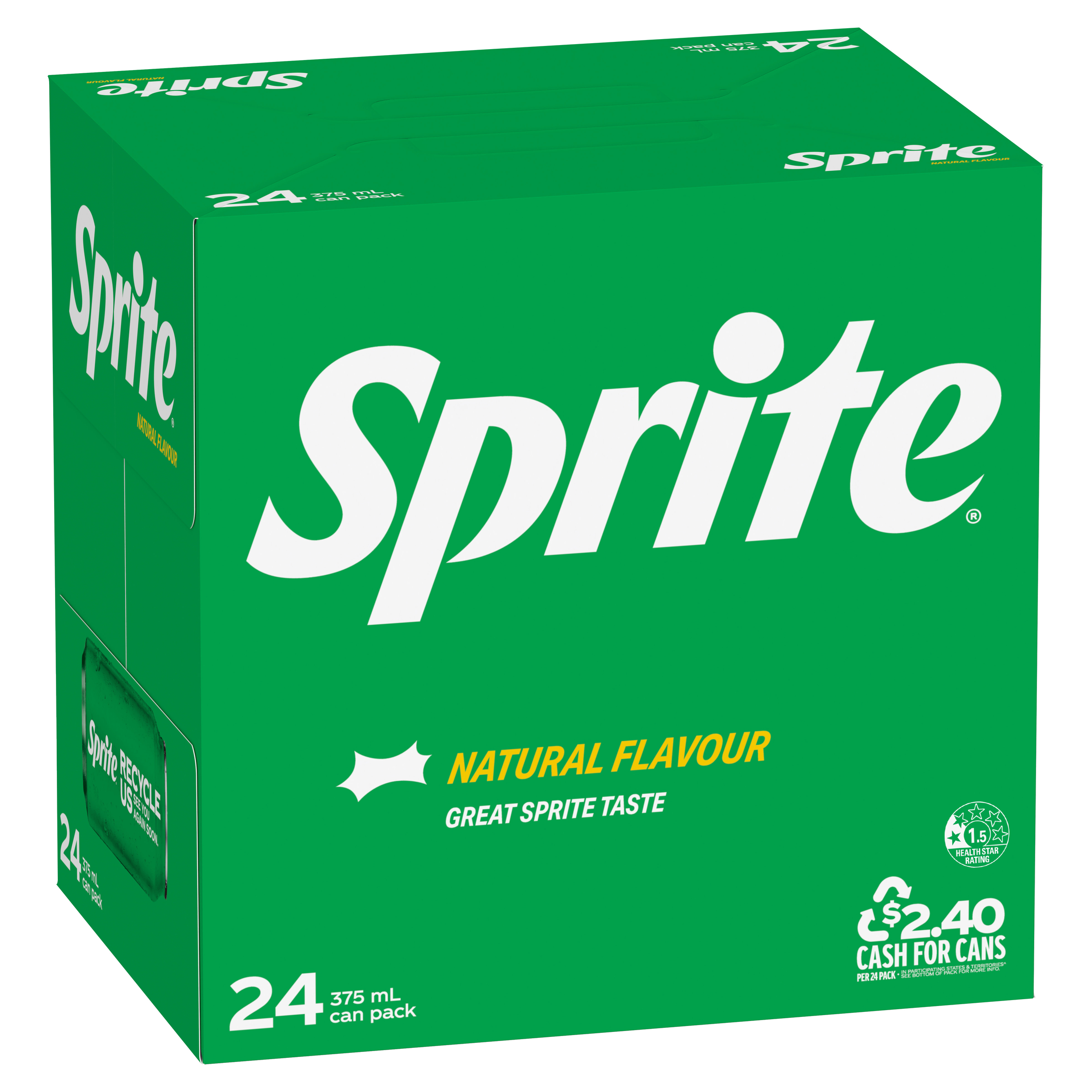 Sprite Lemonade 375mL - Single, 6 & 24 Pack Deals