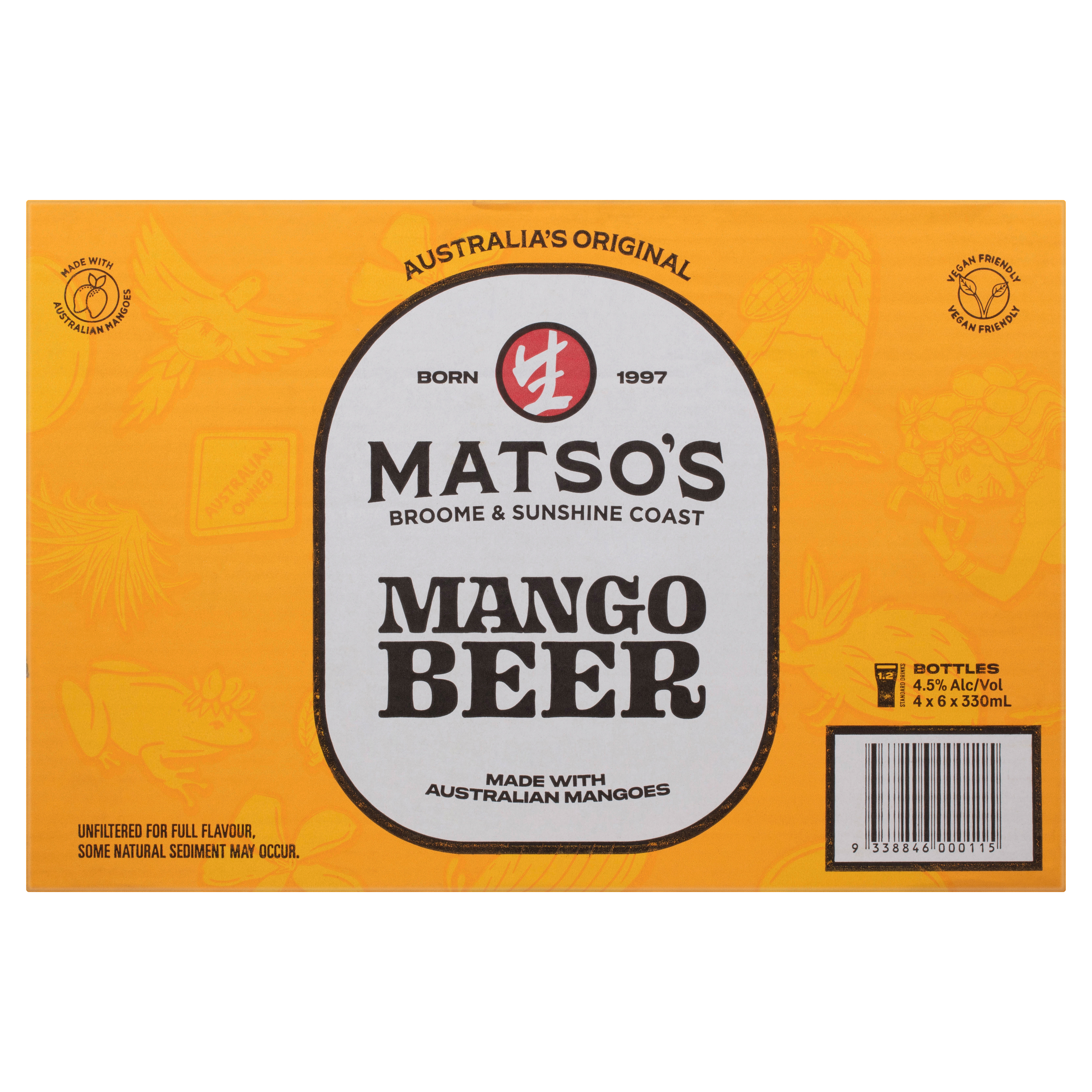 Buy Matso's Mango Beer >>> Australia 330ml Bottle