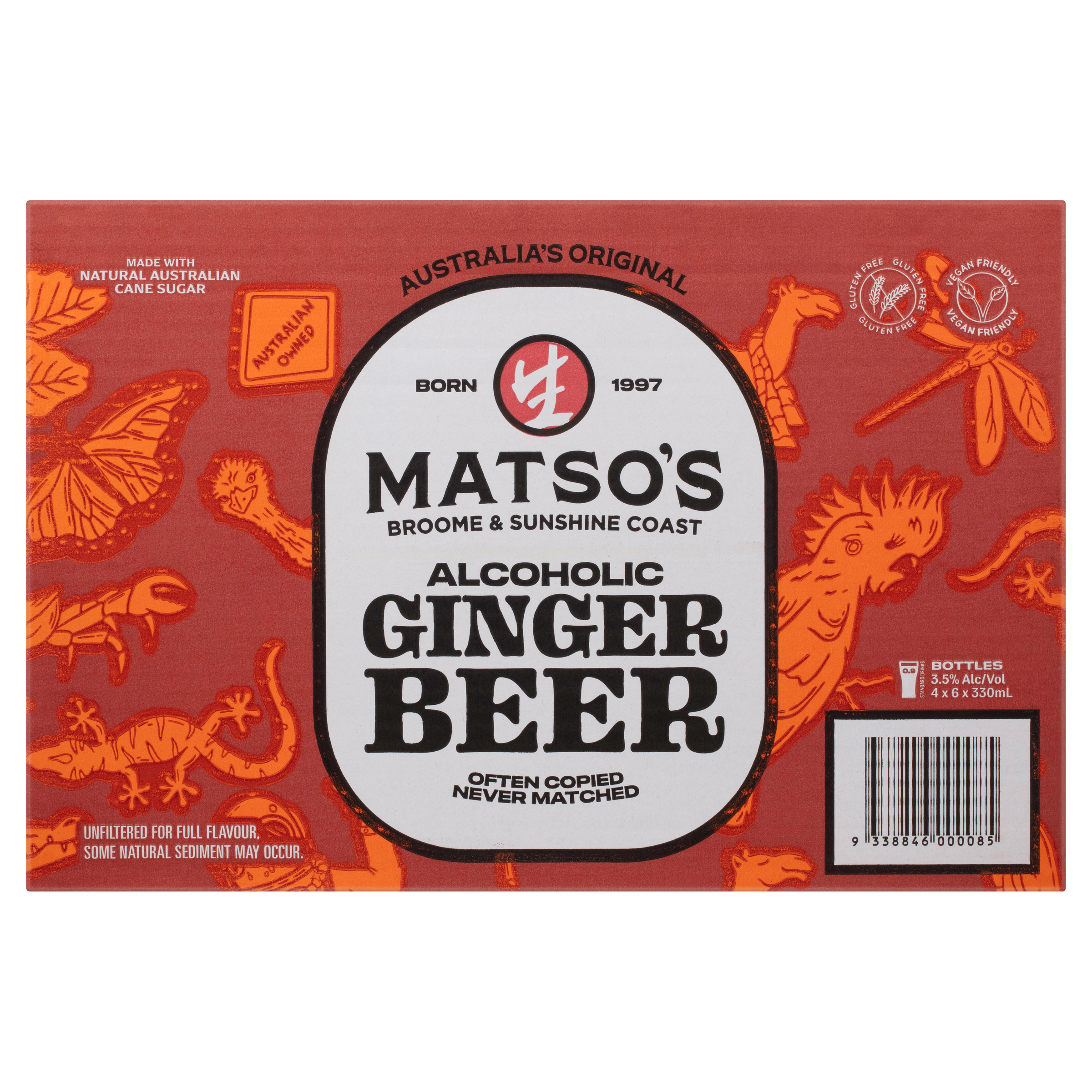 Matso's Ginger Beer Bottle 330mL | Liquorland