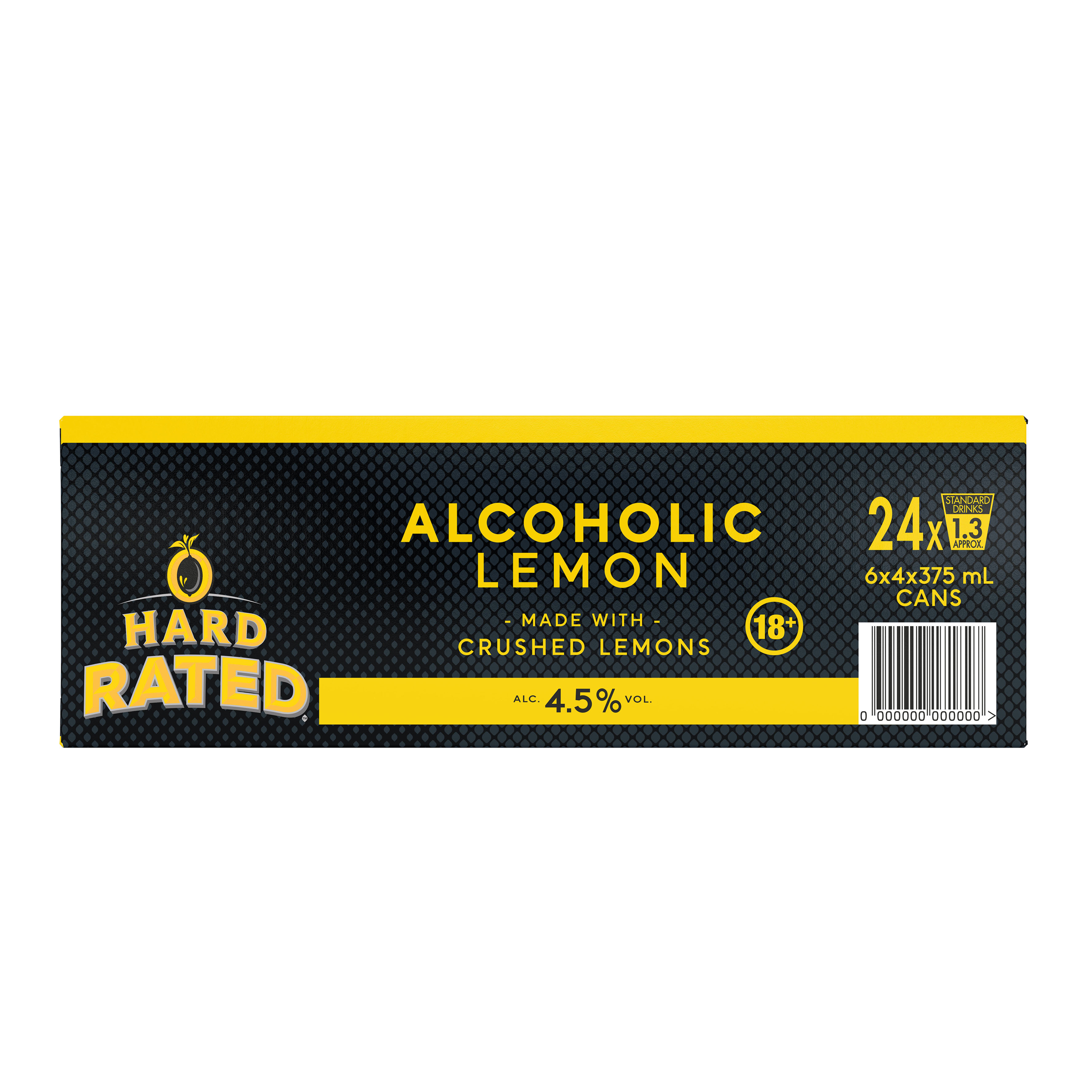 Hard Rated Can 375mL - Single, 4 & 24 Pack Deals