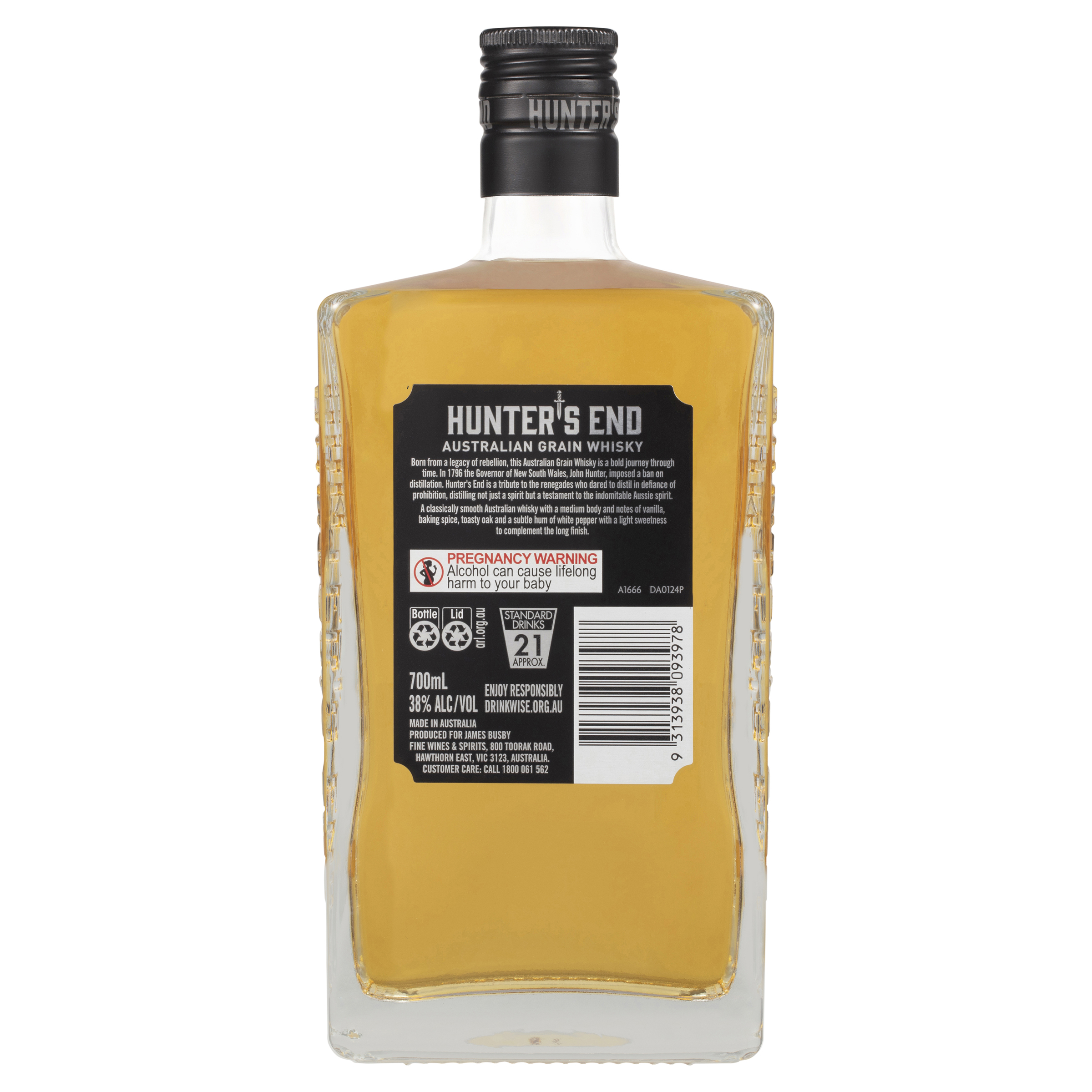 Hunter's End Australian Whisky 700ml - Low Prices