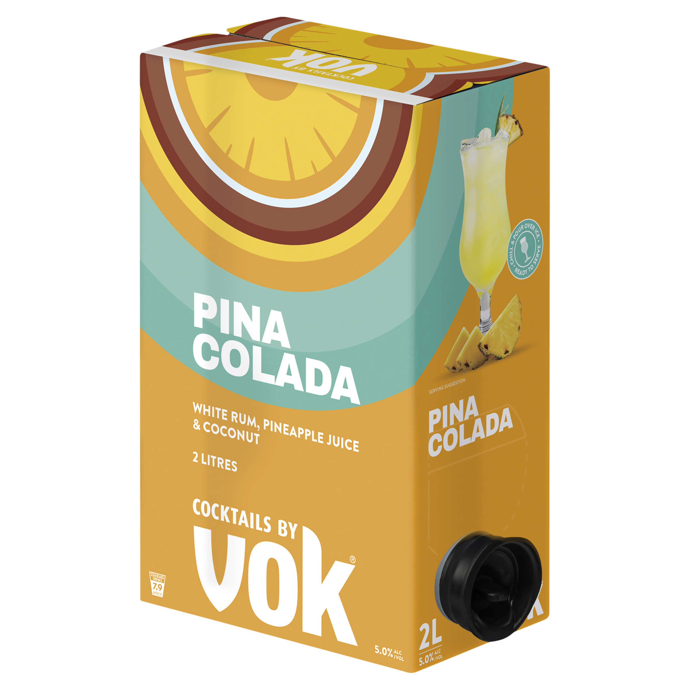 Vok Cocktails Pina Colada 2Lt | Vintage Cellars