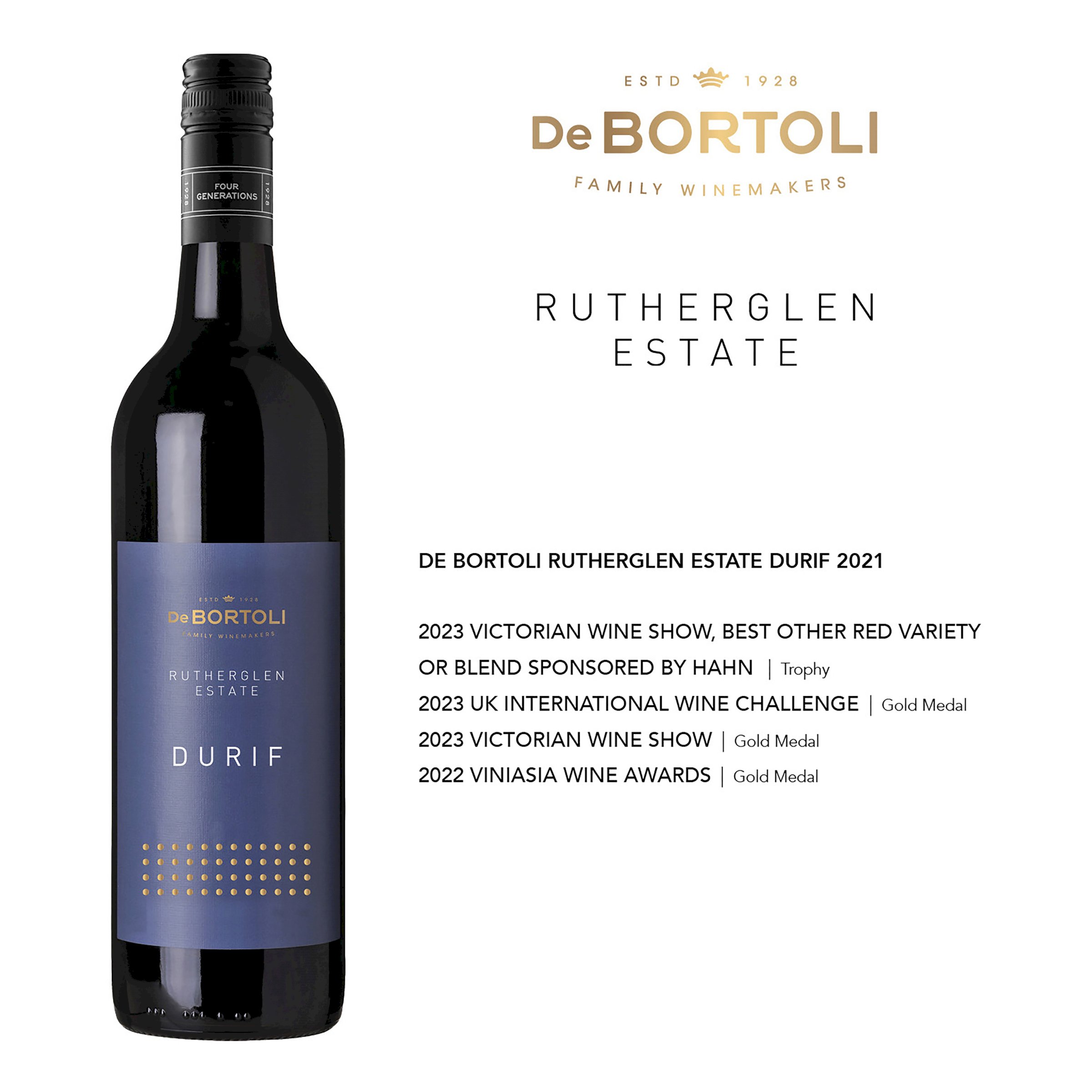De Bortoli Rutherglen Durif 750ml - Low Prices