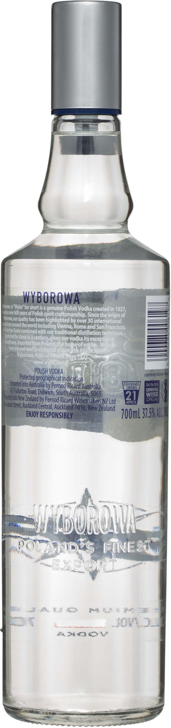 Buy Wyborowa Polish Vodka 700mL Online