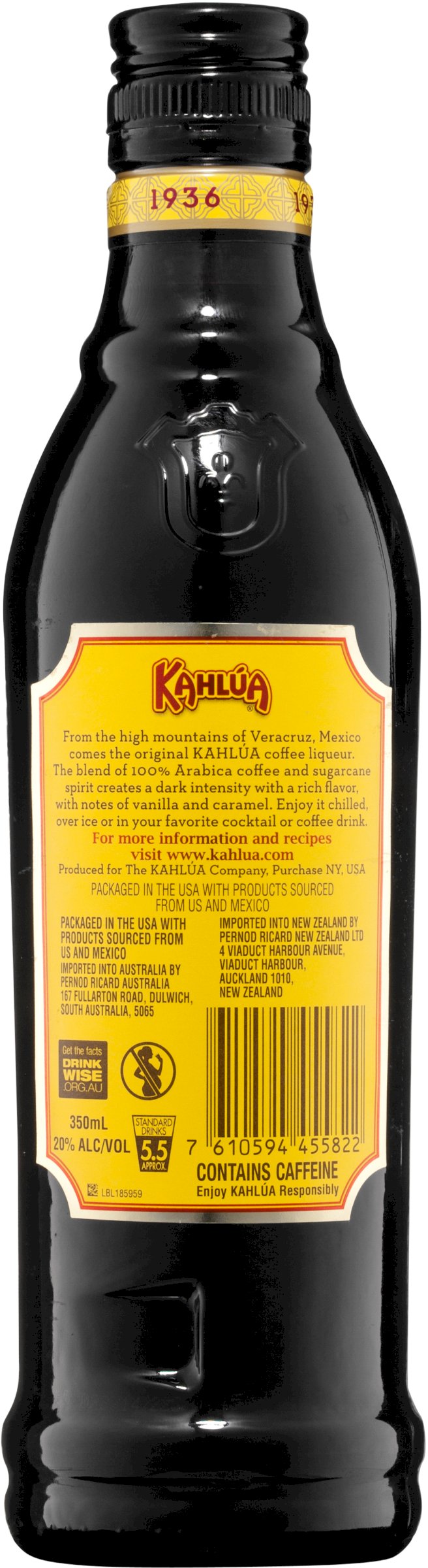 Kahlua 20% Mexican Liqueur 350mL | Vintage Cellars