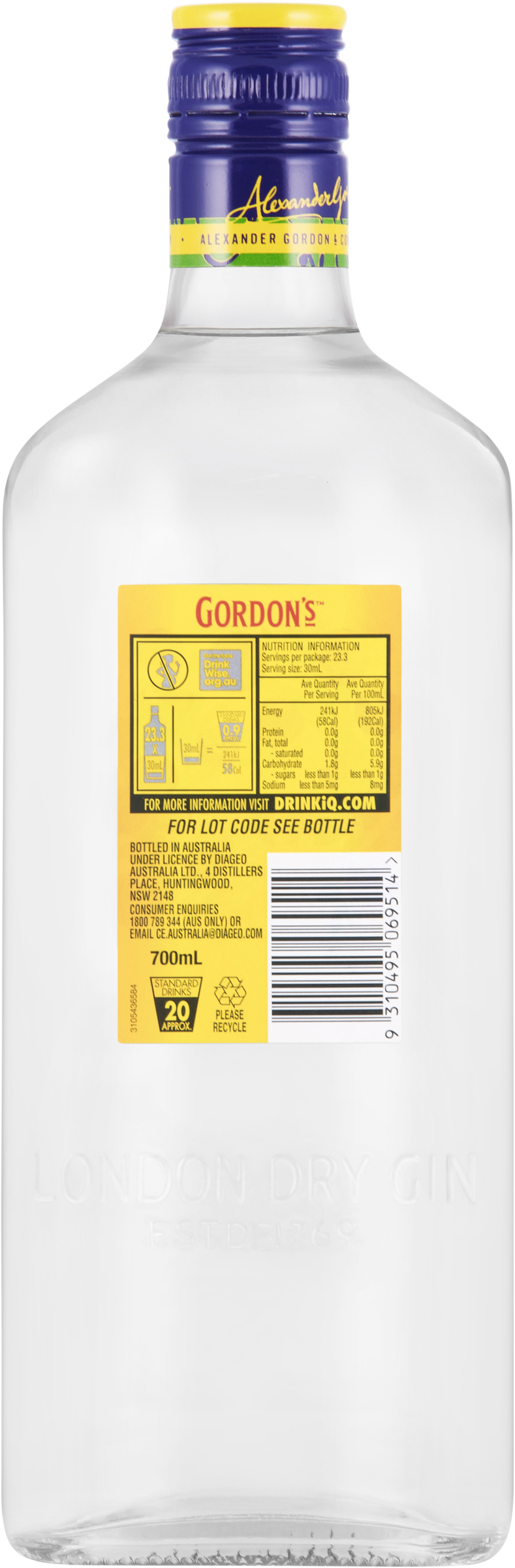 Gordons Gin 700mL | Liquorland