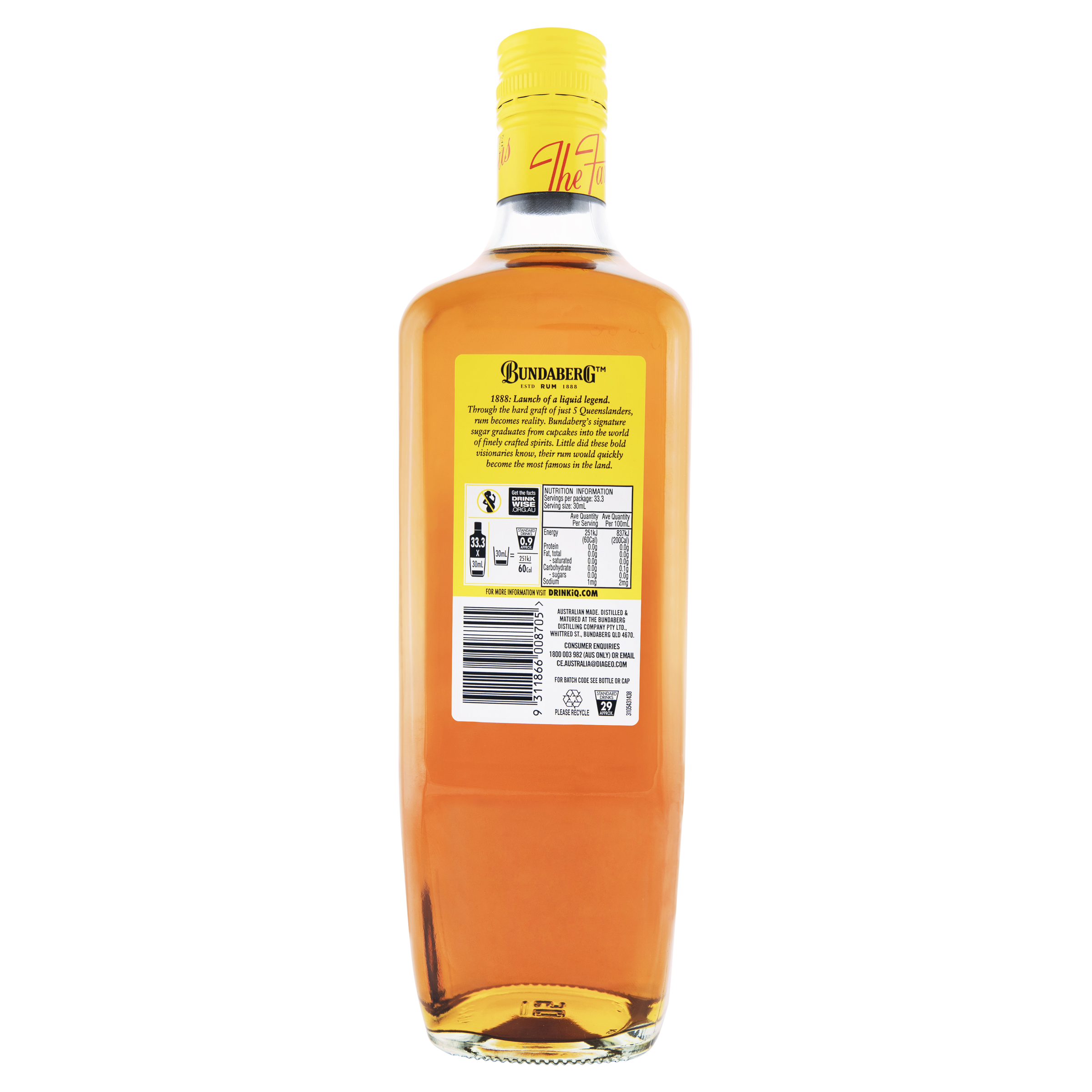 Bundaberg Up Rum 1 Litre - Low Prices