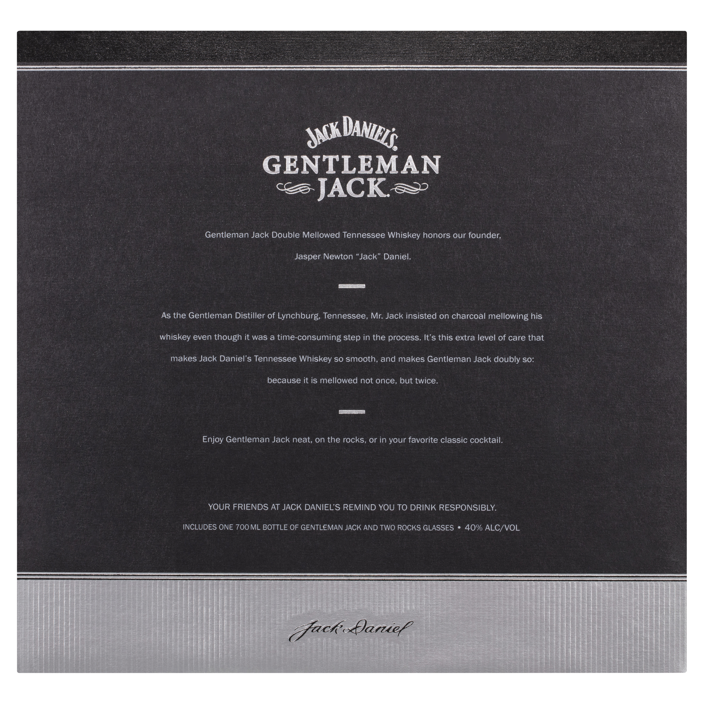 Jack Daniels Gentleman Jack Glass Pack 700mL | Liquorland