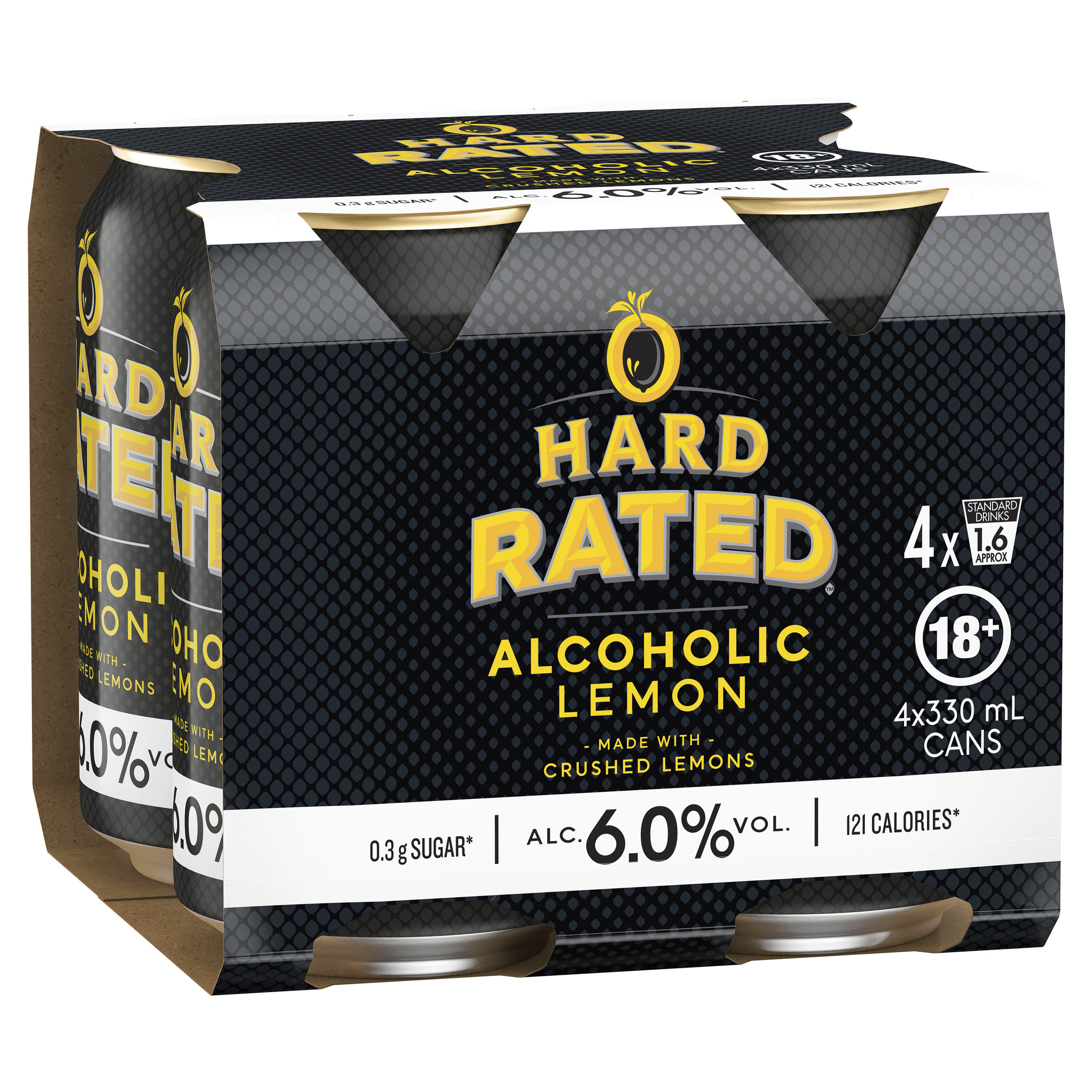 Hard Rated Lemon 6% Can 330mL | Liquorland
