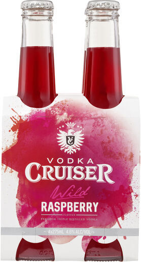 Buy Vodka Cruiser Wild Raspberry 275mL Online