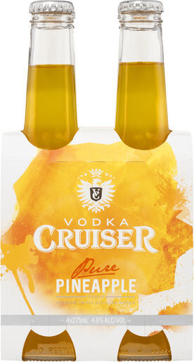 Buy Vodka Cruiser Pure Pineapple 275mL Online