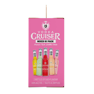 Vodka Cruiser Mixed 275mL 10pk | Liquorland