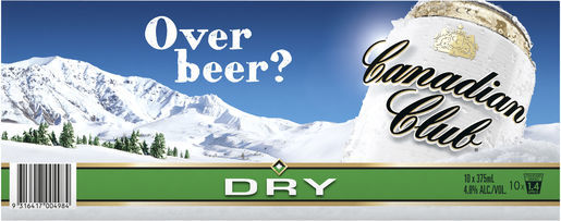 Buy Canadian Club & Dry Can 375mL (10 pack) Online