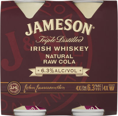 Buy Jameson Raw and Cola Can 375mL Online