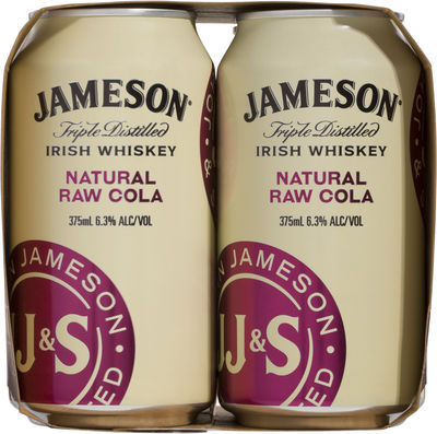 Buy Jameson Raw and Cola Can 375mL Online