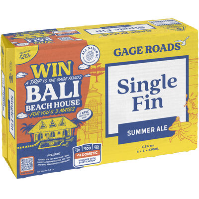 Gage Roads Single Fin Summer Ale Can 330mL | Liquorland