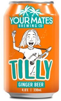 Buy Your Mates Tilly Ginger Beer Can 330mL Online