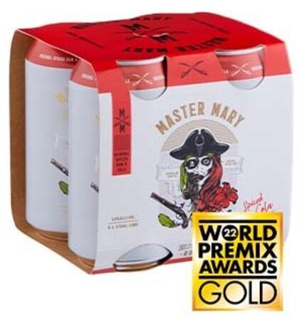 Master Mary Spiced Rum and Cola Can 375ml | First Choice Liquor