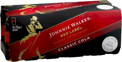 Johnnie Walker Red & Cola 375mL (10 pack) | Liquorland