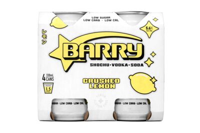Barry Crushed Lemon Can 330mL - Single, 4 & 16 Pack Deals