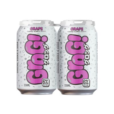 Grog Grape Sochu Vodka & Soda Can 330mL | Liquorland