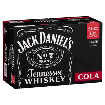 Jack Daniels & Cola Can 375mL | Liquorland