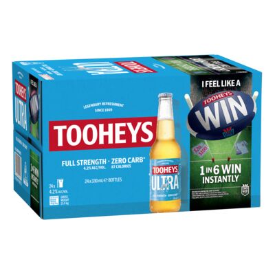 Tooheys Ultra Bottle 330mL | Liquorland